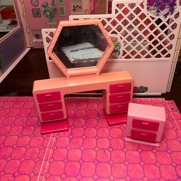 Barbie | Toys | 9s Arco Barbie Rocker Vanity And Nightstand | Poshmark
